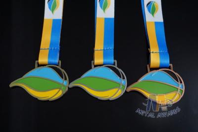 Cina Le medaglie su ordinazione di sport di progettazione di Europa hanno personalizzato il medaglione con il logo del leone in vendita