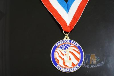 Китай Подгонянные медали с лентой, изготовленные на заказ медали награды хода танцев гонки продается