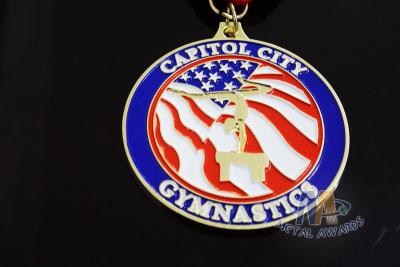 Китай Подгонянные медали с лентой, изготовленные на заказ медали награды хода танцев гонки продается