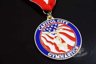 Китай Подгонянные медали с лентой, изготовленные на заказ медали награды хода танцев гонки продается