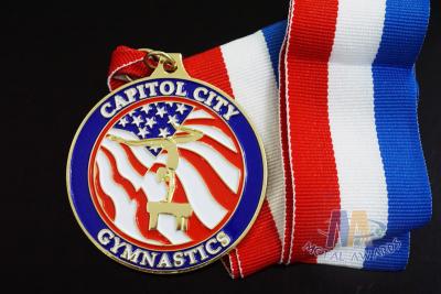 Китай Подгонянные медали с лентой, изготовленные на заказ медали награды хода танцев гонки продается