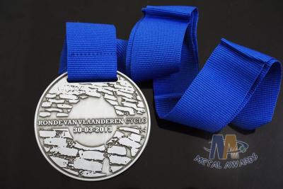 Китай Заливка формы медалей награды металла событий марафона спорт фертиг-аппарата чемпионата с голубой лентой продается