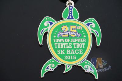 Китай Эмаль дизайна морской черепахи изготовленная на заказ имитационная трудная с сублимированной лентой продается