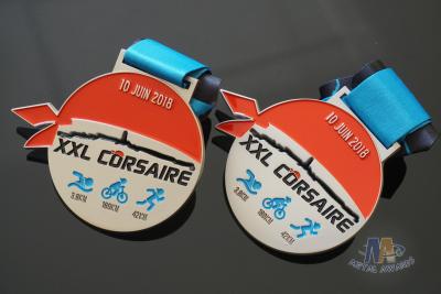 中国 XXLのCorsaireは注文のスポーツ メダル亜鉛合金材料Cating賞の死にます 販売のため