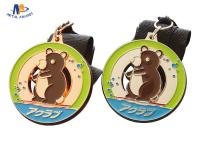 China Custom Die Casting Zinc Alloy Sports Award Medals 60mm 3mm Thickness for sale