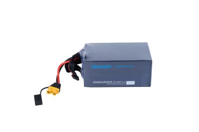 Cina Lipo UAV Drone Batteria 25C Soft Pack Herewin 12S 44.4V 22000mAh in vendita