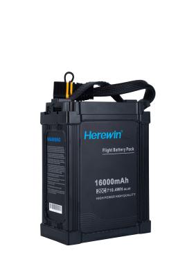 Cina 25C 12S1P 44.4V 16000mAh Smart Lipo Battery per droni UAV Herewin Battery in vendita
