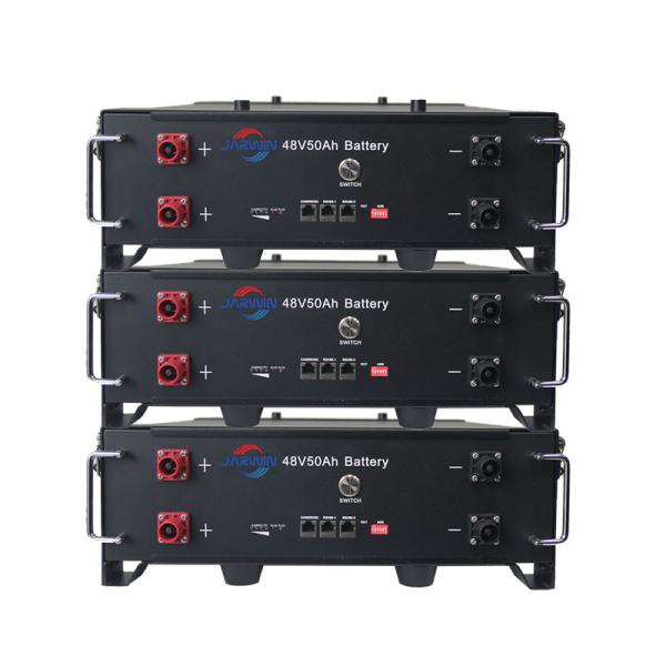 IP65 48V 50Ah 2.4KWH Base Station Cabinet Rack Module Communication Battery LFP 4000 Times Operation Cycle Life