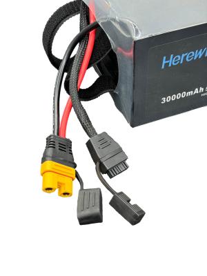 Cina 30000mAh 53.2V 25C LiPo UAV Batteria In Soft Pack 14s Batteria Lipo in vendita
