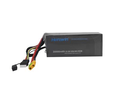 Κίνα 22.8V 30000mAh High Voltage UAV μπαταρία PackPouch Cell Herewin 6S1P μπαταρία Drone προς πώληση