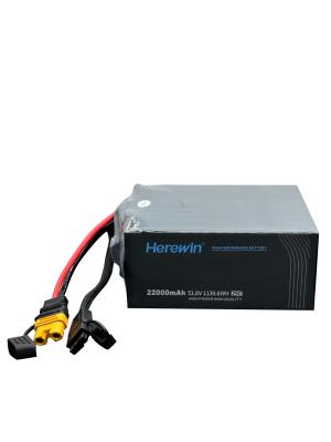 Cina 14S1P 51.8V 22000 MAh Lipo Drone Battery 25C Herewin Intelligent Flight Battery in vendita