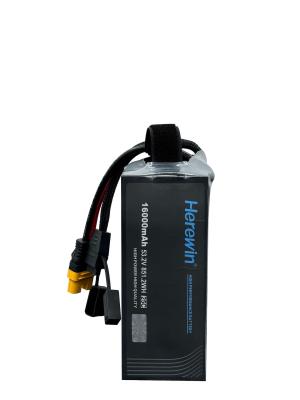 China Herewin Battery 14S 53.2V 16000mAh Soft Pack 25C LiPo Battery For Drones for sale