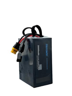 China Hierin 14S 51.8V 30000mah Lipo batterij 25C LiPo Pouch Pack Drone batterij for sale