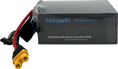 China Herewin 12S1P 16000mAh 44.4V 25C Poch Pack Battery per UAV for sale