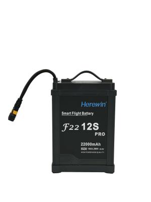 Cina 45.6V 25C Smart Drone Battery Pack Herewin 12S 22000mAh in vendita