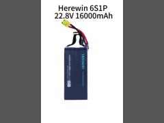 MSDS UN38.3 BIS 6S1P 25C Lipo Drone Battery Pack 16000mAh 22.8V