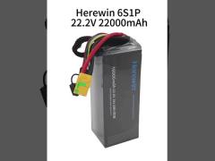 Herewin 6s 22000mah Lipo Soft Pack Battery 22.2V Voor Landbouw Sprayer UAV