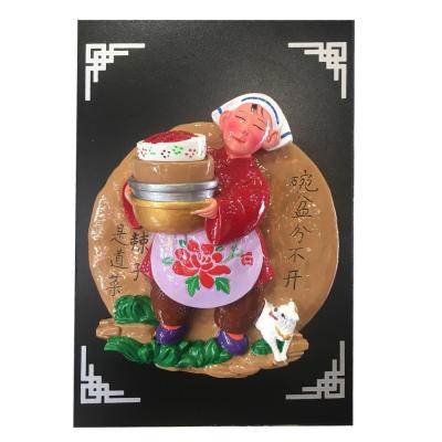 China Home Adornment Characters Clay Sculpture Handicraft Article for sale
