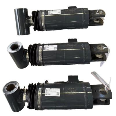 China Steel Leveling Hydraulic Luffing Cylinder With Hard Chrome Plated Valve Block for sale