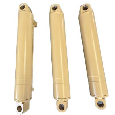 China Custom Double Rod End Steel Hydraulic Cylinder With Hard Chrome Plated Valve Block for sale