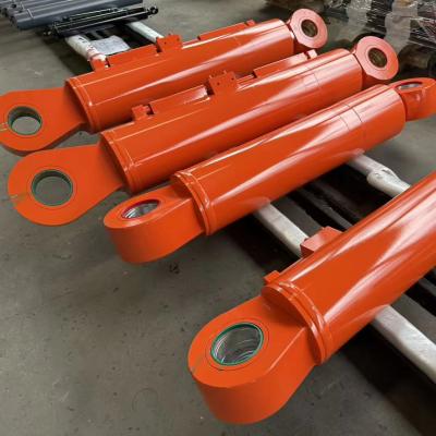 China Custom Dual Action Hydraulic Cylinder With Hard Chrome Plated Steel Rod for sale