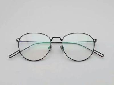 China Ophthalmic frame trendy round big size optical frames newes colors for sale