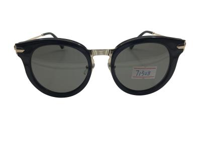 China Round retro style acetate sSunglasses Women UV protection 400 for sale