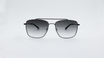 China Double Bridge Sunglasses for men metal accessories 400 UV protection bestselling for sale