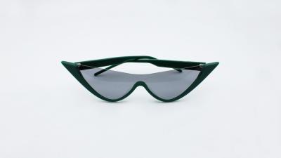 China One-piece Acetate Sunglasses for Ladies Women Cateye Cool Fashion Party Wear UV 400 for sale