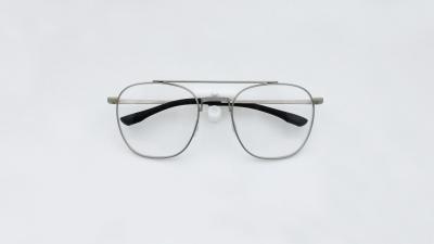 China Clear Glasses Retro Eyeglasses Metal Myopia Eyewear Women Men Spectacle Transparent Lens Eyeglasses for sale