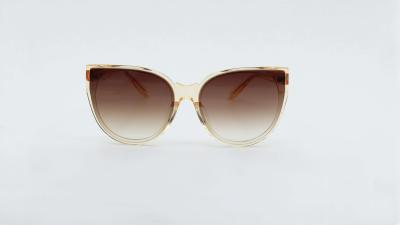 China Oversized Fashion Eyewear Cateye Designer Sunglasses with UV 400 Protection high end handmade acetate glasses for Women for sale