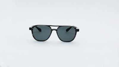 China Pilot Double bridge Sunglasses Mens Driving Outdoor Daily Eyeglass Handmade acetate UV 400 Polarized Eye care for sale