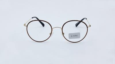 China Metal Frame Round Eyeglasses Retro Metal Clear Lens Glasses Unisex eyewear Black Gold Silver Colors for sale