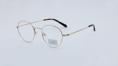China Vintage 70s 80s idea eyeglasses metal optical frame for Men Women young creative designer best seller reading glasses for sale