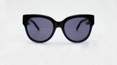 China Black Celeb Cat Eye Women Ladies Sunglasses Oversized Retro Vintage Sunglasses Reflective lens UV 100% protection for sale