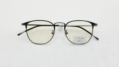 China Women's Men's Metal Browline Eye Glasses with Clear Lens Stainless Steel Optical Frame Fashion outdoor reading glasses for sale