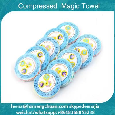 China 100% cotton disposable promotional magic compressed towel for sale