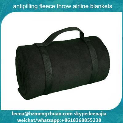 China china comfortable 100% polyester disposable airline travel blanket for sale
