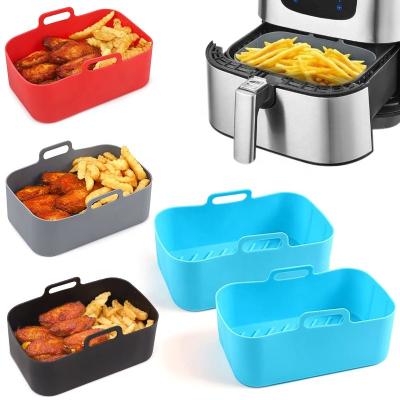 China Ninja Air Fryer Dual Non-Stick Food Safe Kitchen Accessories Baking & Pastry Tools Silicone Air Fryer Liners for sale