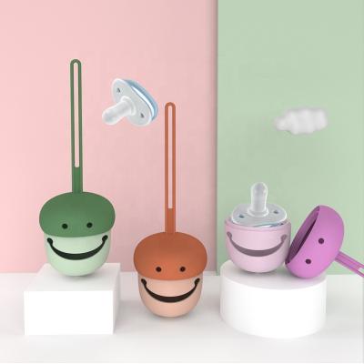 China ODM OEM Chupete Infant Baby Nipple Holder Pacifier Pouch Bag Silicone Pacifier Holder Case And Protection for sale