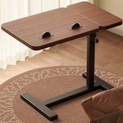 China Adjustable Height Laptop Cart Home Bar Overbed Table Mobile Computer Desk C Shaped Side for Sofa Bedroom Living Room for sale