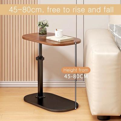 China C Shaped End Table, Small Couch Side , Sturdy Slide Under Sofa with Metal Frame for Living Room Bedroom for sale