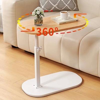 China C Shaped End Table, Small Couch Side , Sturdy Slide Under Sofa with Metal Frame for Living Room Bedroom for sale