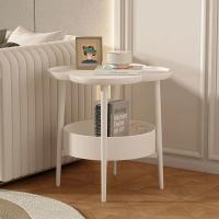 China 2 Tier Side Table Coffee Organizer Storage Rack Modern Nightstand Bedside for sale