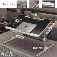 China Foldable Laptop Table for Bed Side Portable Study Desk on the Adjustable Height Multi-functional for sale