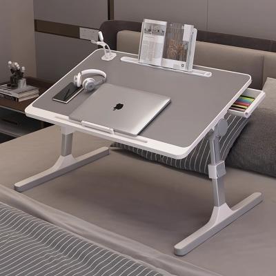 China Foldable Laptop Table for Bed Side Portable Study Desk on the Adjustable Height Multi-functional for sale