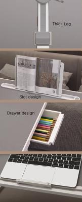 China Foldable Laptop Table for Bed Side Portable Study Desk on the Adjustable Height Multi-functional for sale