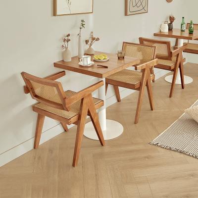 China Modern Walnut Wood Grain Coffee Table Exquisite Home Bar Furniture for Leisure or Shop Dessert Optimal for Household Use for sale