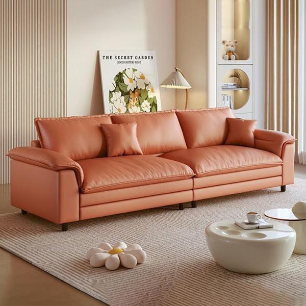 Quality Elephant Ear Sofa Set MIcrofiber Fabric Couch, Lounge in Living Room, Loveseat with Footstool Futon for sale