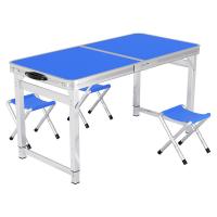 Quality Outdoor Furniture Wood Folding Table with Chairs Small Portable Adjustable for sale